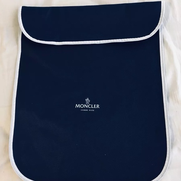 Moncler | Bags | Moncler New Velcro Travel Pouch Bag Gamme Blue | Poshmark